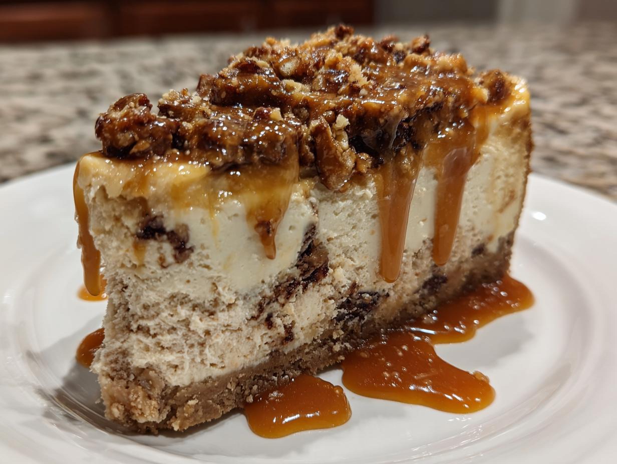 5 Minute toffee caramel no bake cheesecake Magic